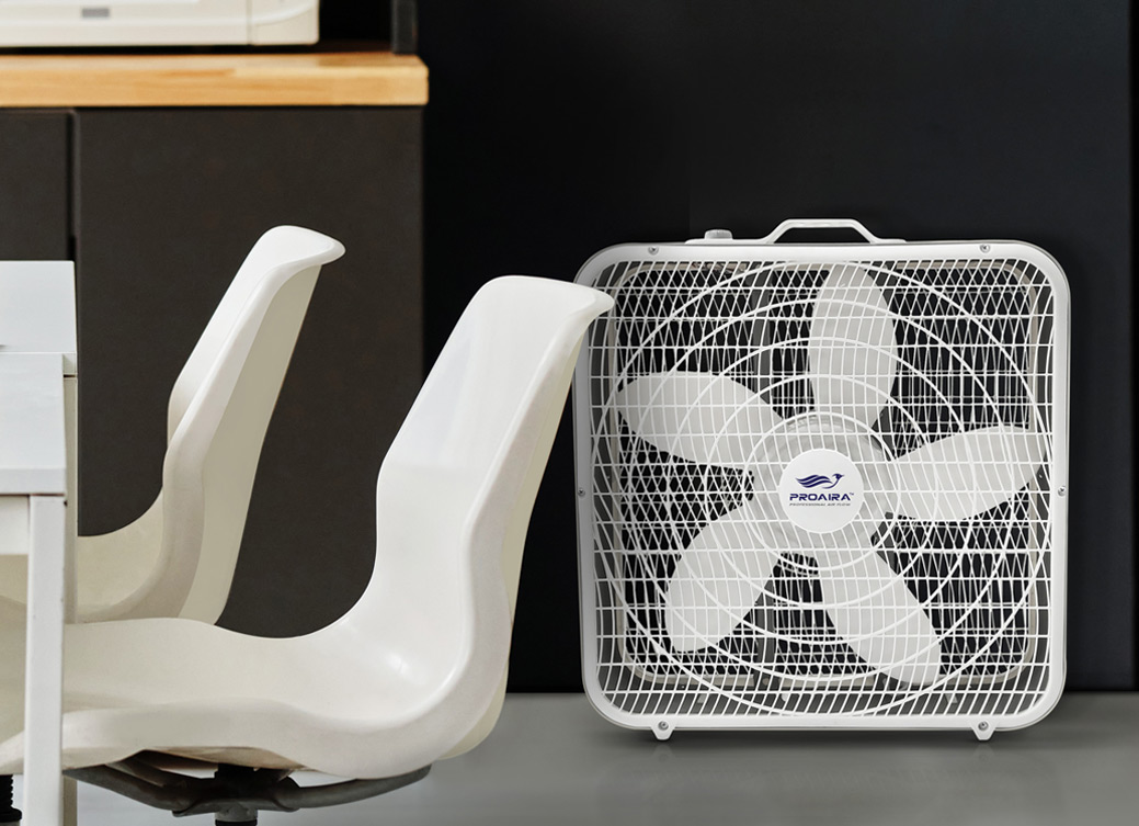 20" Box Fan with 3 Speed Control and Carry Handle